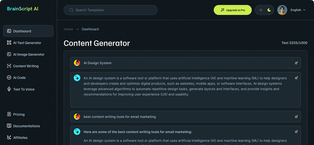 Use Cases – BrainScript AI